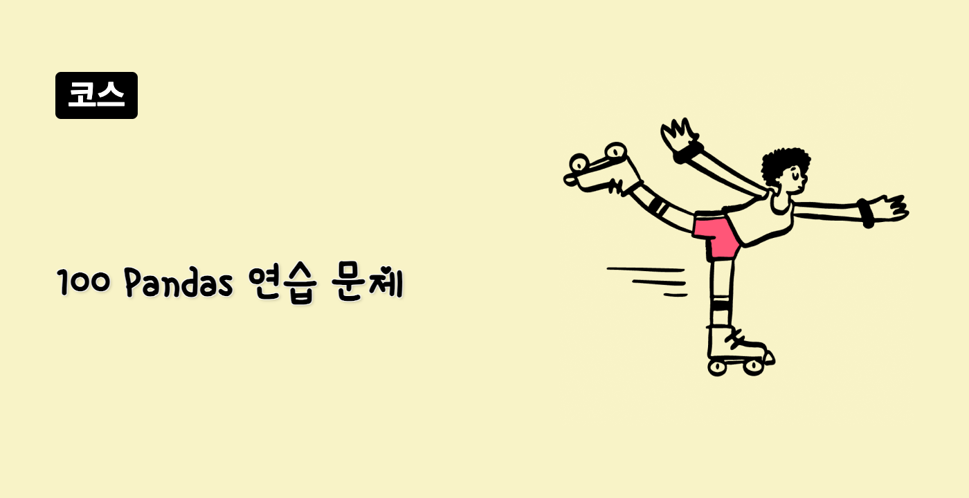 100 Pandas 연습 문제 데이터 처리 및 분석 마스터하기 Labex